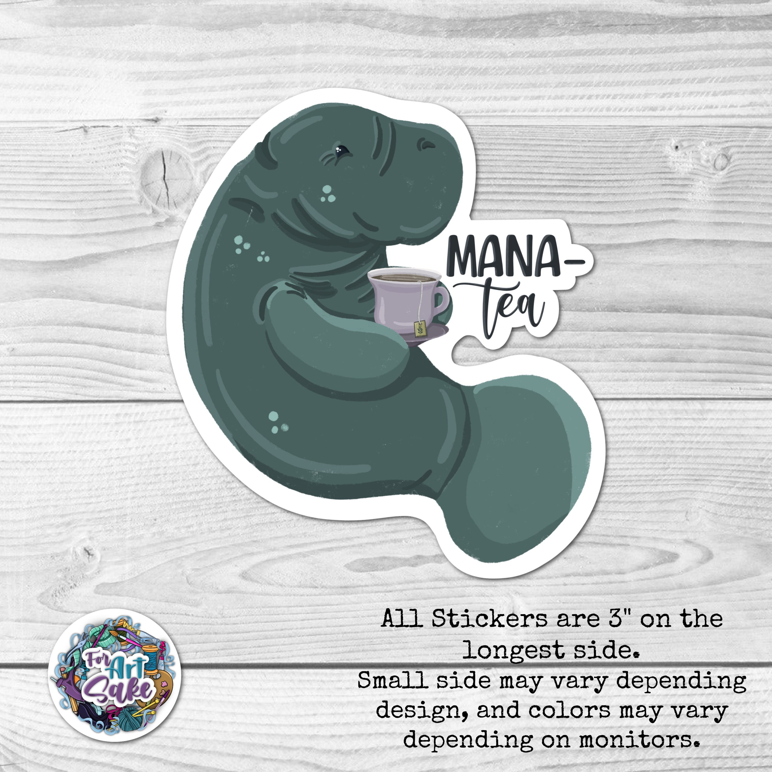 Mana-Tea | For Art Sake Stickers