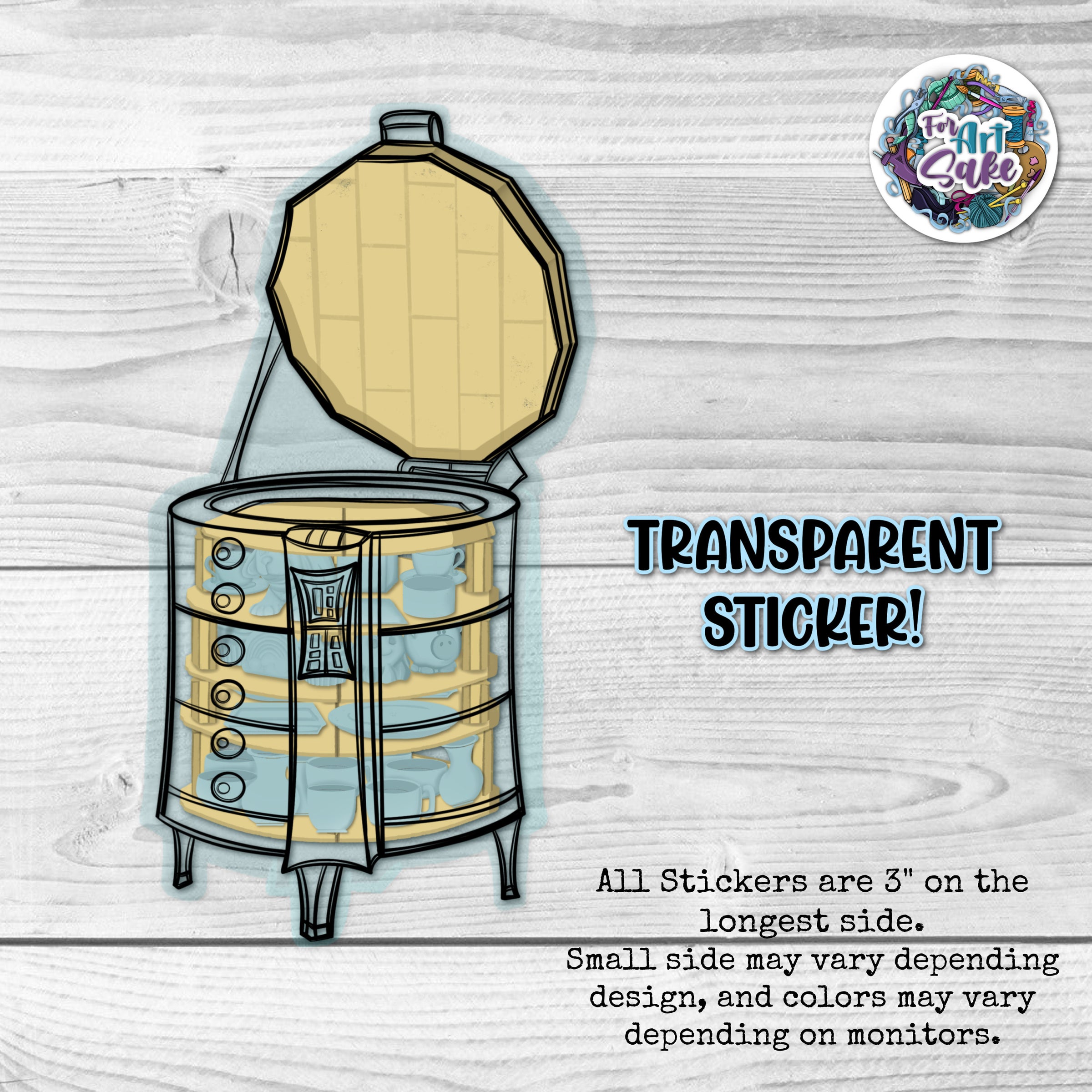 Pottery & Ceramic Stickers | For Art Sake Stickers