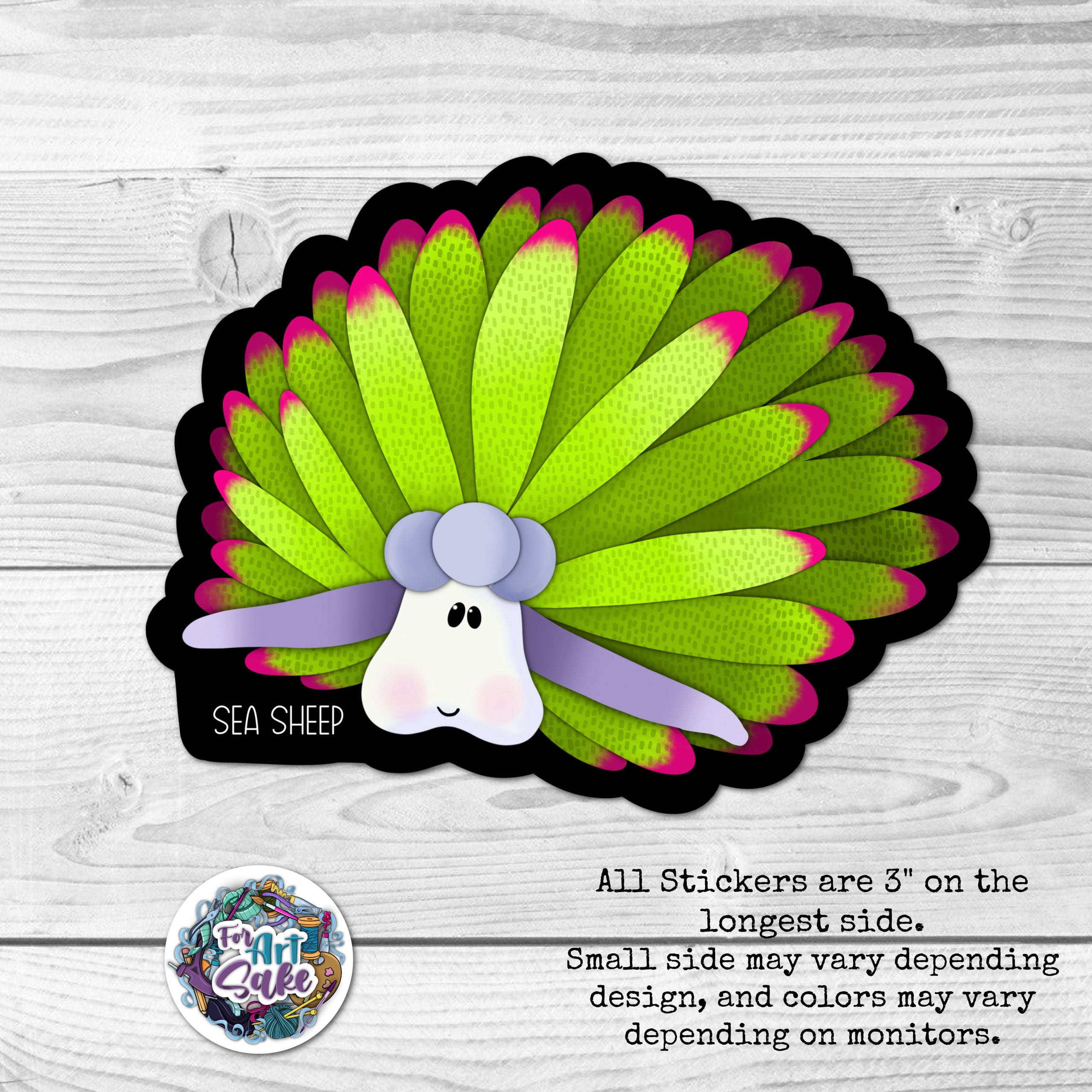 Sea Sheep Sticker | For Art Sake Stickers